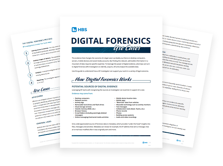 Digital Forensics Use Cases